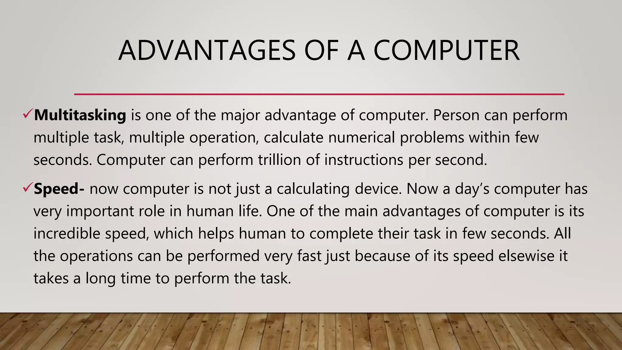 Computer application appreciation unit i | PPTX