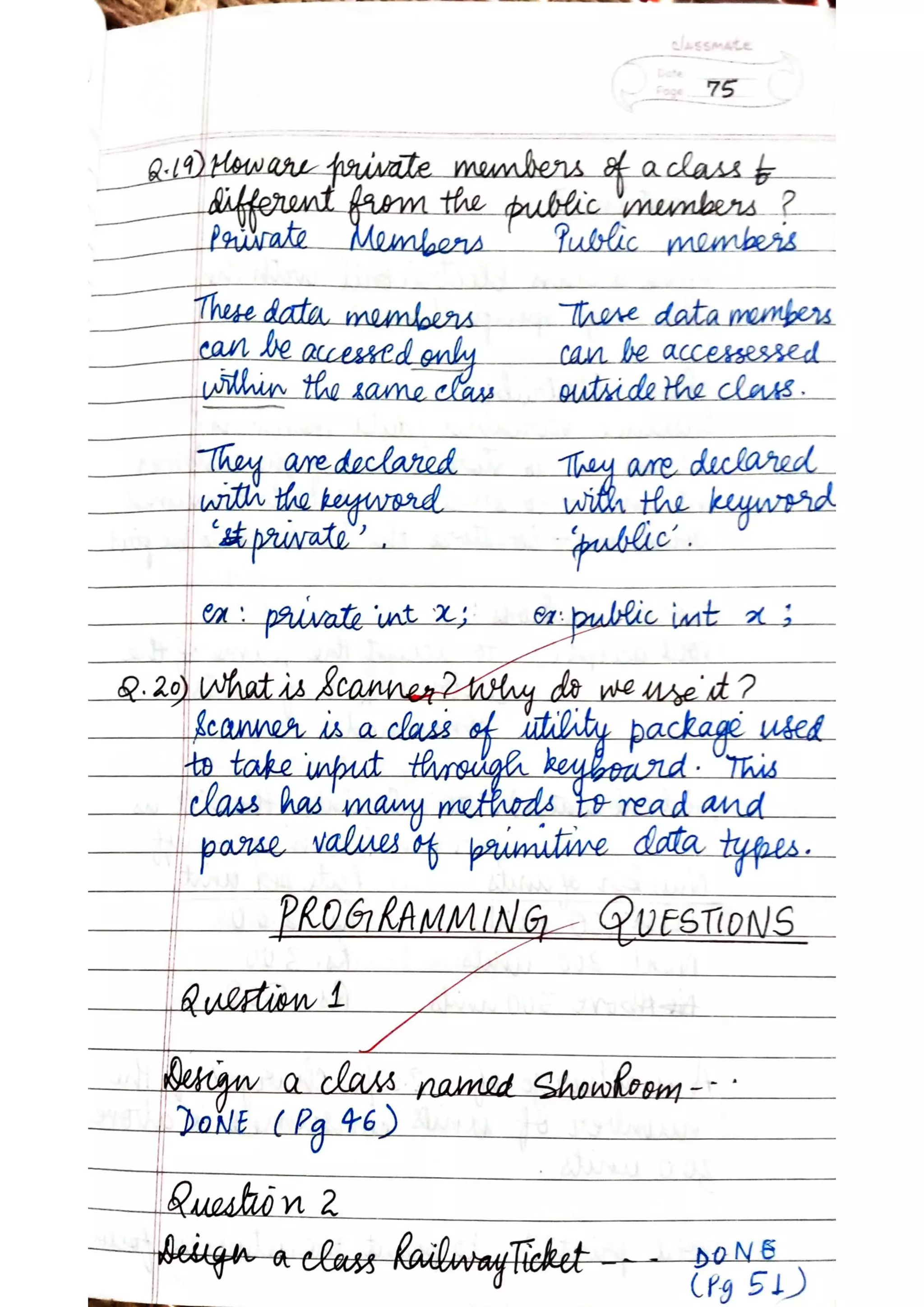 ICSE Computer Applications Class X Handwritten Notes | PDF