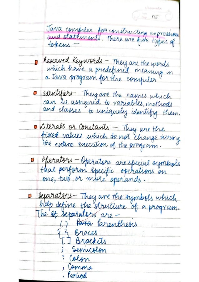 ICSE Computer Applications Class X Handwritten Notes | PDF | Technology ...
