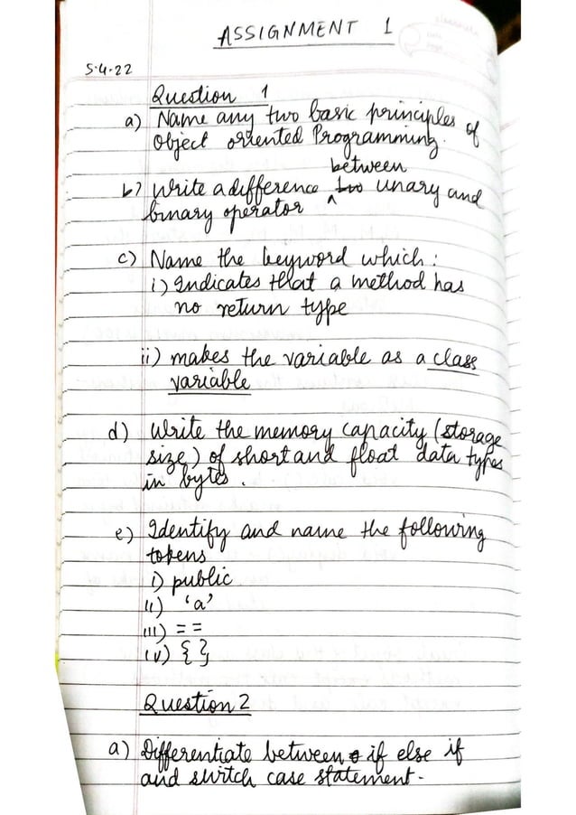 Icse Computer Applications Class X Handwritten Notes Pdf