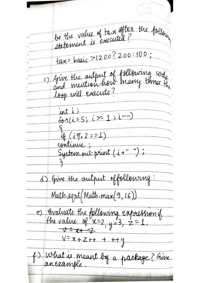 ICSE Computer Applications Class X Handwritten Notes | PDF | Technology ...