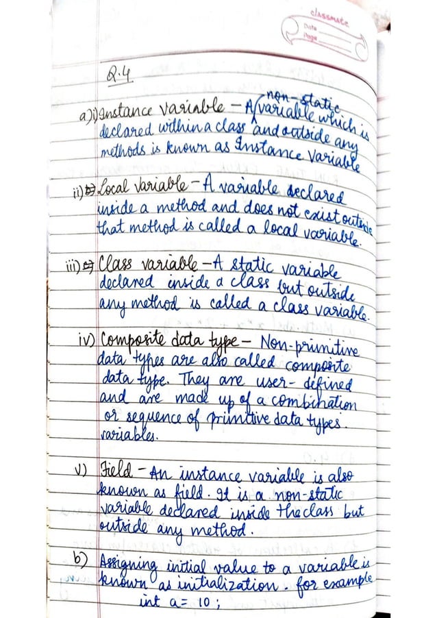 ICSE Computer Applications Class X Handwritten Notes | PDF | Technology ...