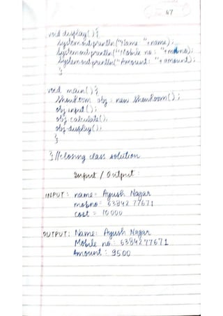 ICSE Computer Applications Class X Handwritten Notes | PDF