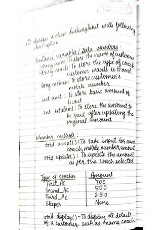 ICSE Computer Applications Class X Handwritten Notes | PDF