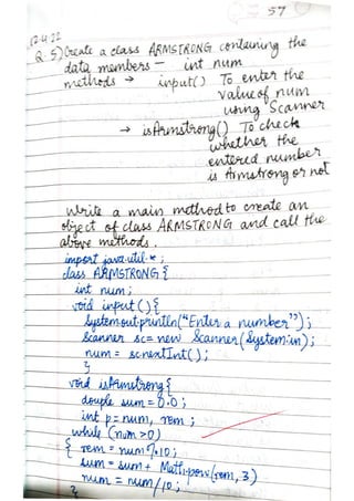 ICSE Computer Applications Class X Handwritten Notes | PDF