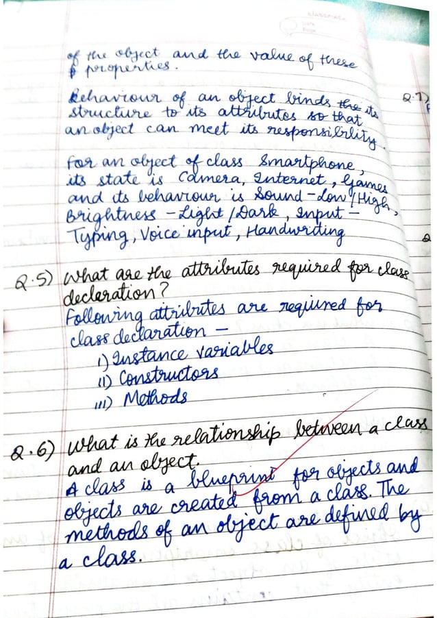ICSE Computer Applications Class X Handwritten Notes | PDF