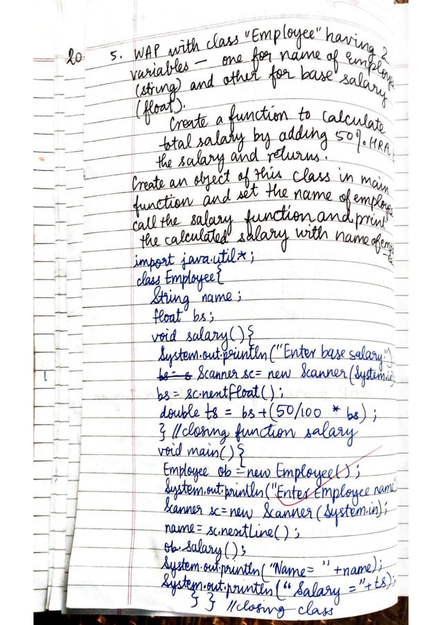 ICSE Computer Applications Class X Handwritten Notes | PDF