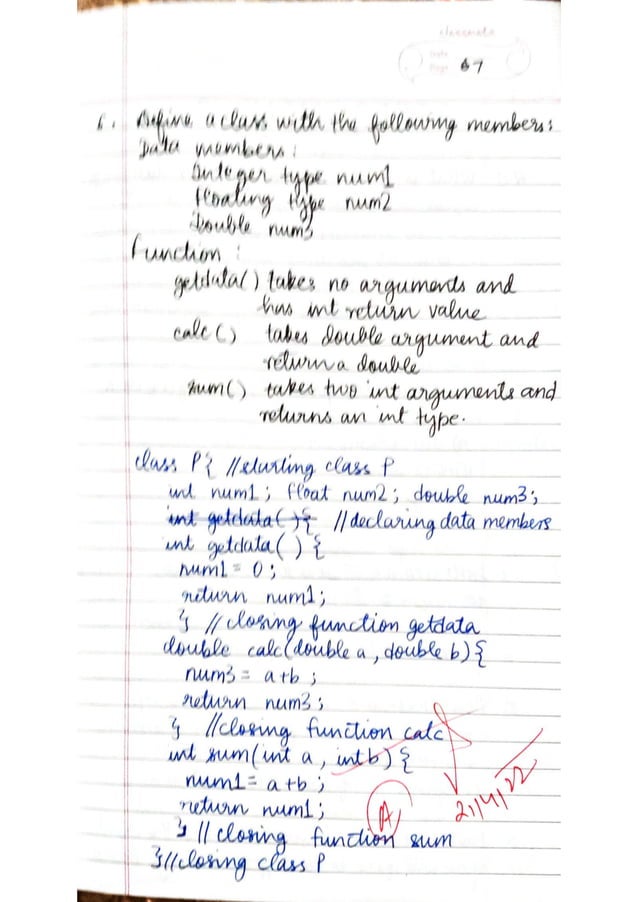 ICSE Computer Applications Class X Handwritten Notes | PDF