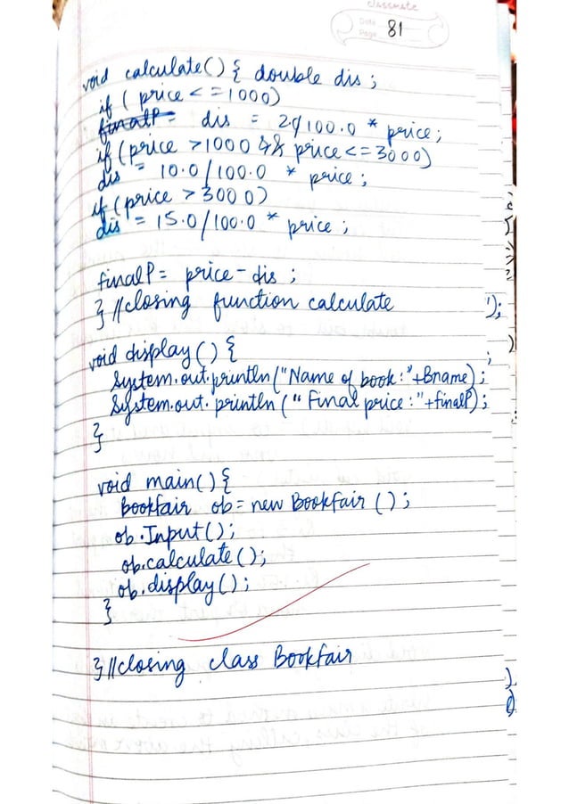 ICSE Computer Applications Class X Handwritten Notes | PDF