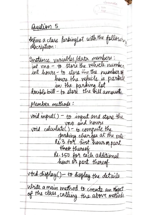 ICSE Computer Applications Class X Handwritten Notes | PDF