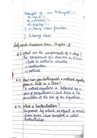 ICSE Computer Applications Class X Handwritten Notes | PDF