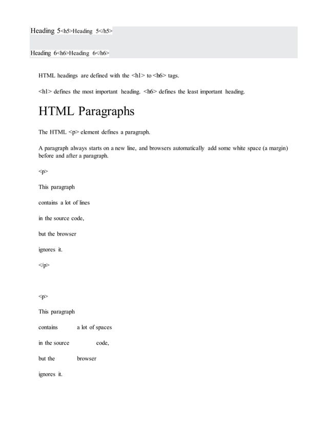 Computer application html | PDF