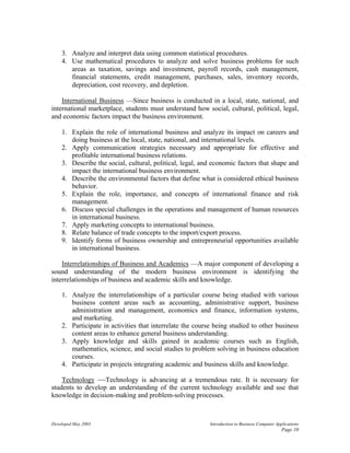 Computer application in business | PDF