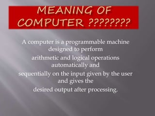 Computer application in business | PPTX