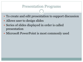 Computer application in business | PPT