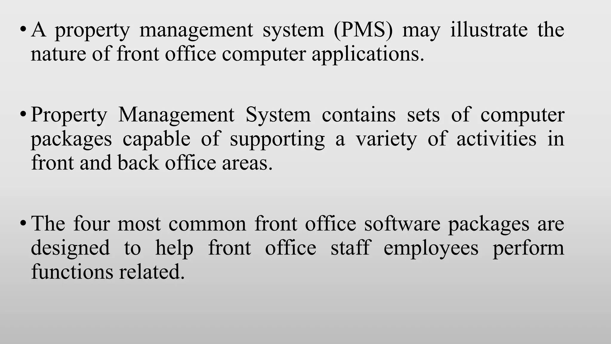 Computer application in front office operation.ppt
