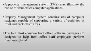 Computer application in front office operation.ppt
