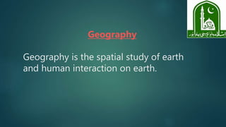 Computer application in geography | PPTX