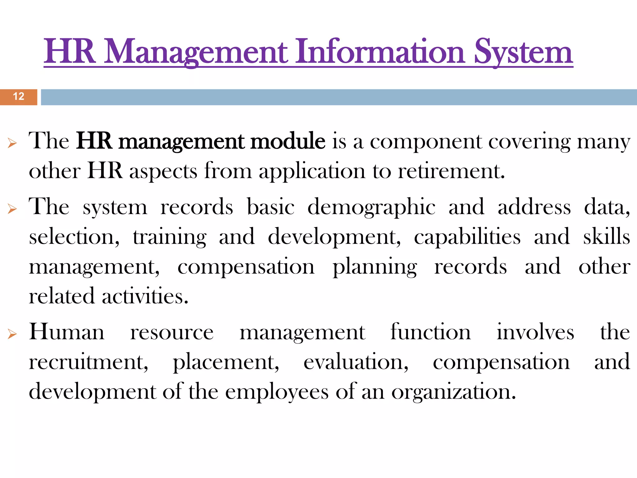 Computer application in hrm final | PPTX