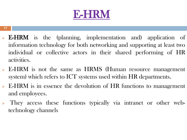 Computer application in hrm final | PPTX | Internet | Computing