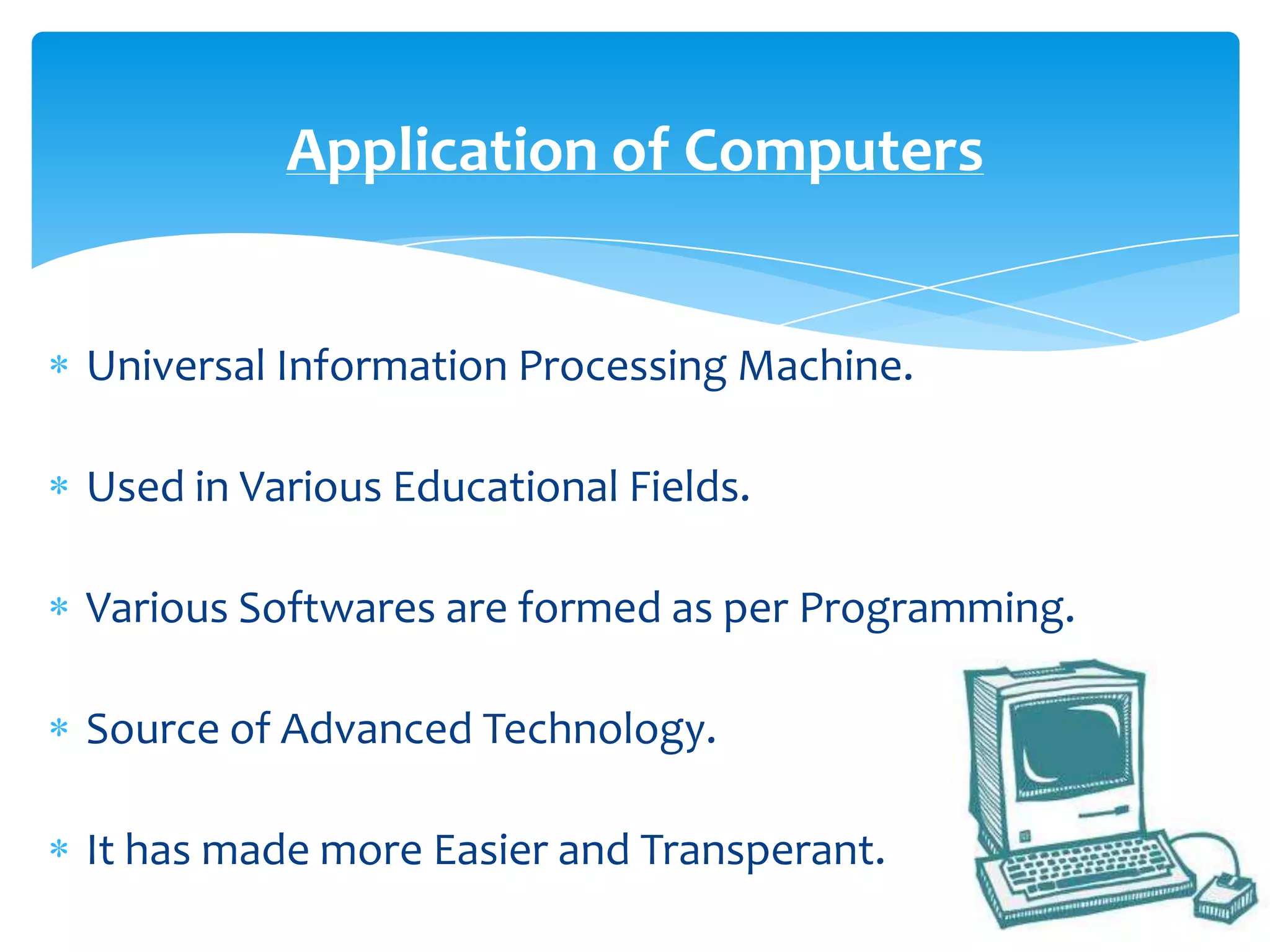 Computer Application In Mumbai University | PPTX