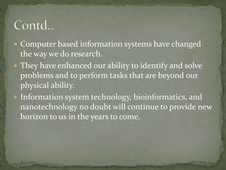 Computer application in pest forecasting | PPT