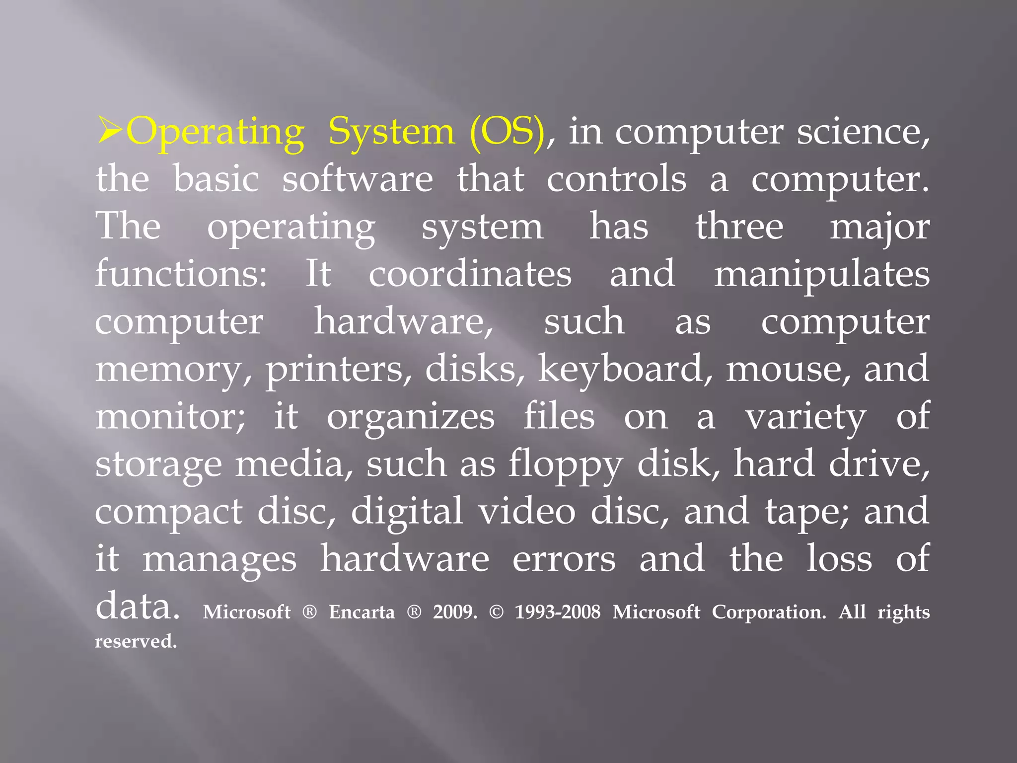 Computer application in school management plm | PPTX