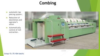 Computerised spinning section | PPT