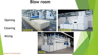 Computerised spinning section | PPTX | Needlework | Arts and Crafts