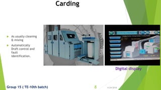 Computerised spinning section | PPT