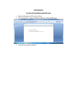 Computer application lab file | PDF
