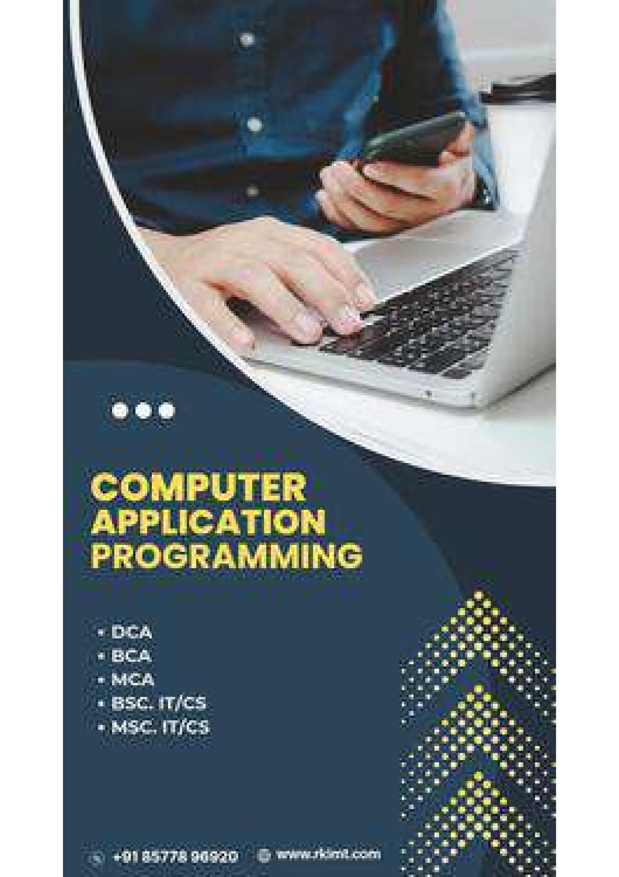COMPUTER APPLICATION PROGRAM IN ONE YAER DEGREE.pdf