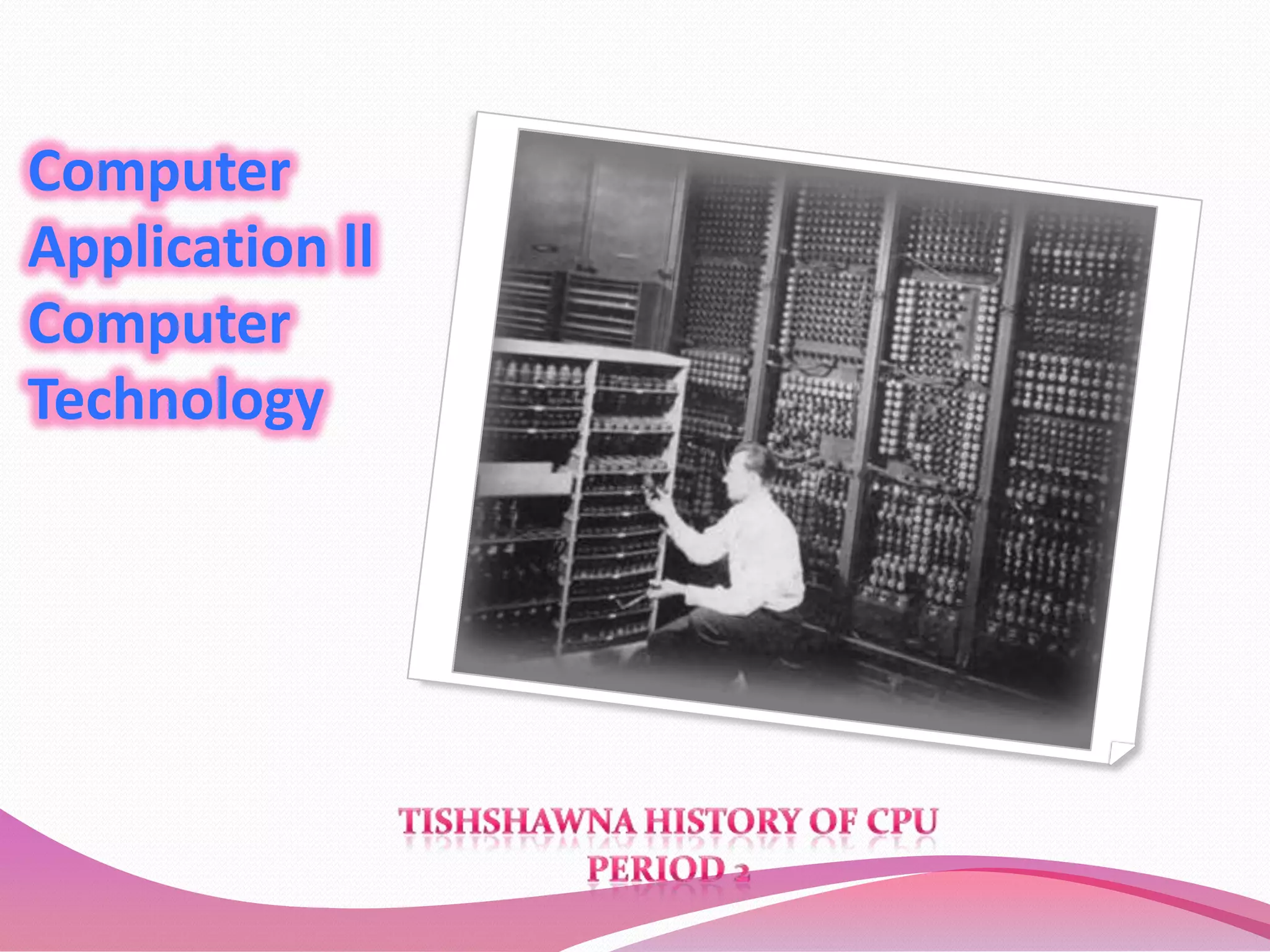 Computer applications 2 | PPT