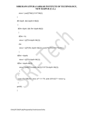 Computer applications in civil engineering lab | DOCX