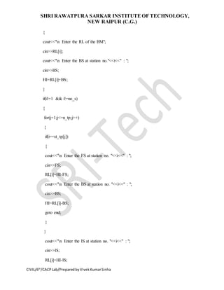 Computer applications in civil engineering lab | DOCX