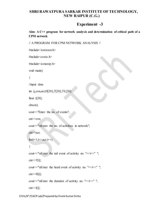 Computer applications in civil engineering lab | DOCX
