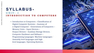 Computer applications in economics unit - 1 | PPTX