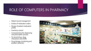 Computer applications in health care | PPTX