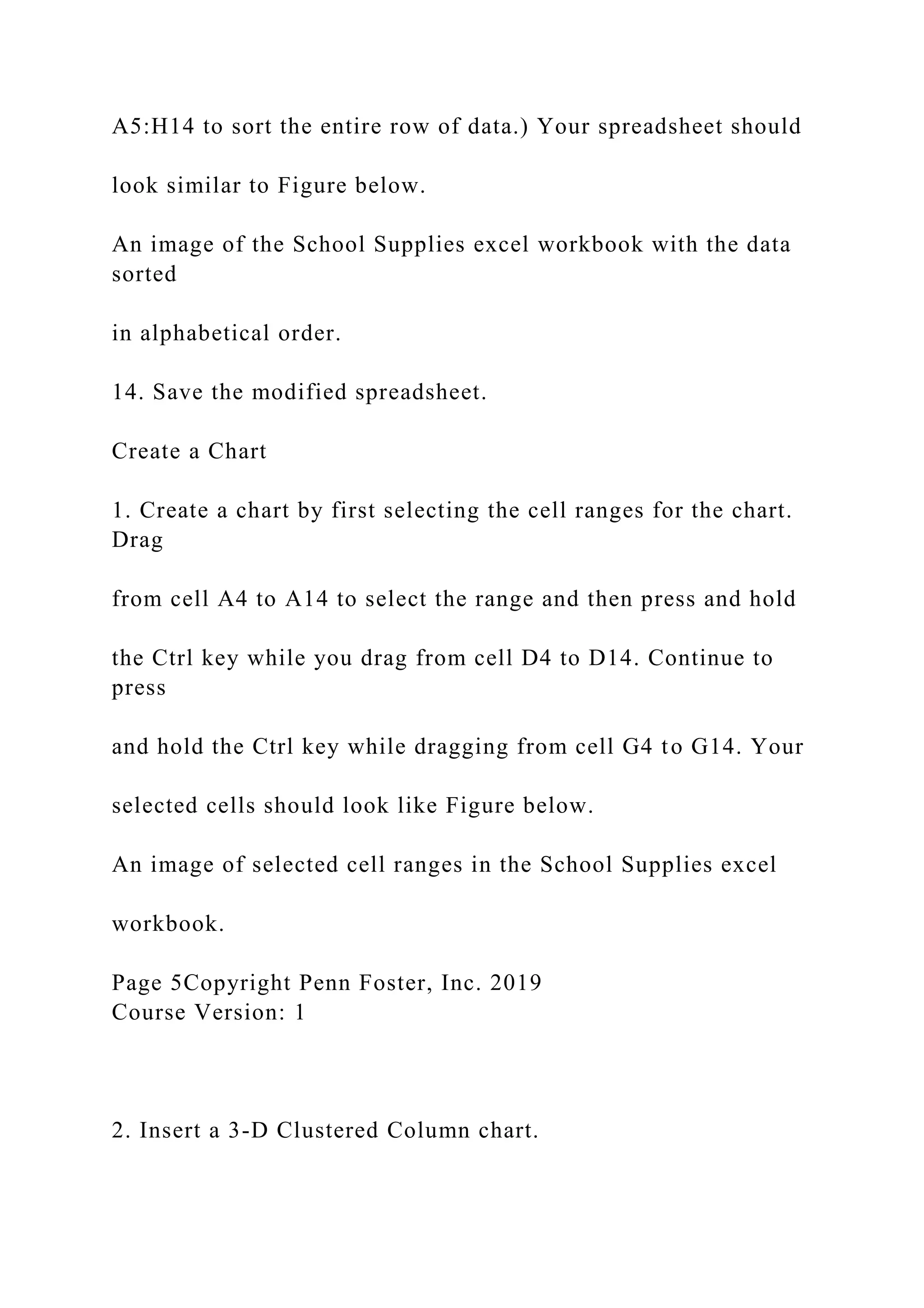 Computer Applications Microsoft Excel2016 Graded Project.docx