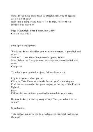 Computer Applications Microsoft Excel2016 Graded Project.docx