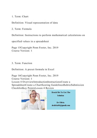 Computer Applications Microsoft Excel2016 Graded Project.docx