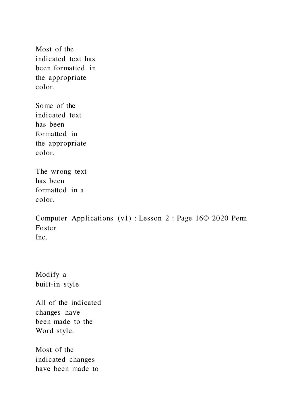 Computer Applications Microsoft WordGraded ProjectLess | DOCX