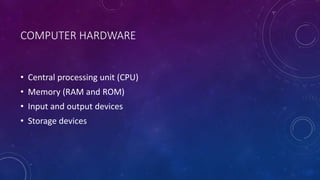COMPUTER APPLICATIONS Module 1 HPSY - Copy.pptx