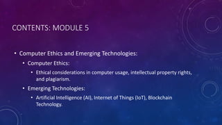 COMPUTER APPLICATIONS Module 5.pptx