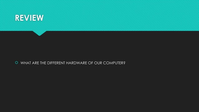 Computer Application Software For Css Pptx