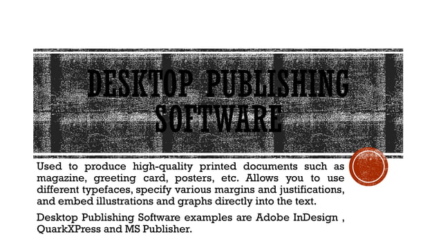 Computer Application Software and different types of Application Software | PPTX | Desktop ...
