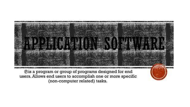 Computer Application Software and different types of Application ...