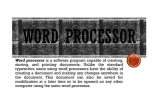 Computer Application Software and different types of Application ...