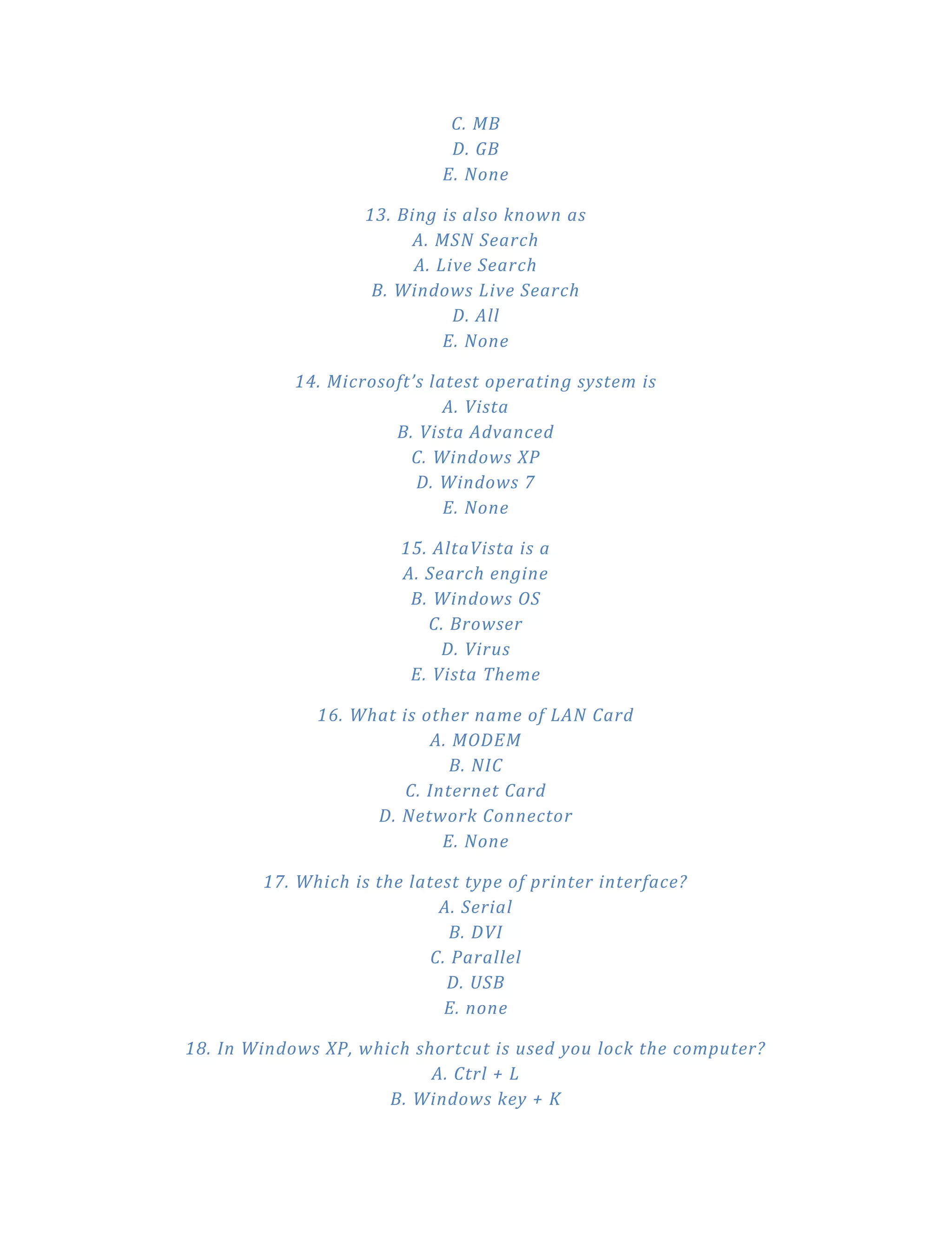 Computer aptitude | PDF