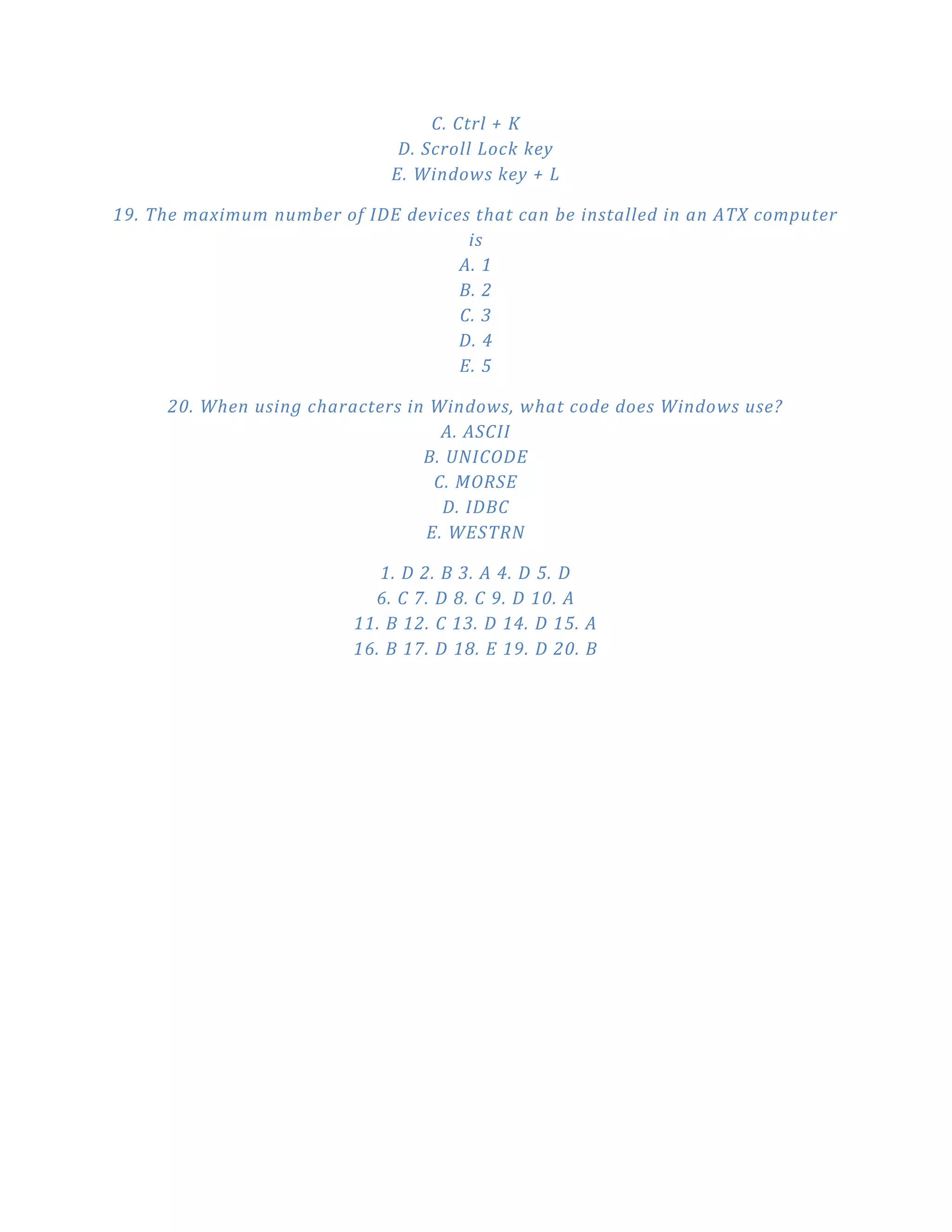 Computer aptitude | PDF